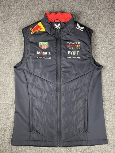 NEW Castore Red Bull F1 Racing Team 2024 Puffer Vest Mens Small Formula ...