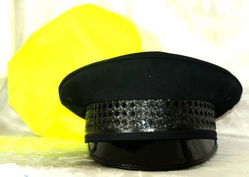 Genuine Vintage Midway Uniform Co. Chicago Retired Police Hat Cap Size ...