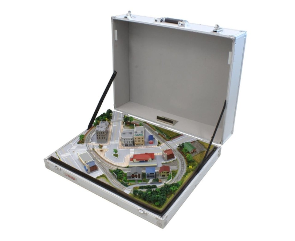 Rokuhan Z Gauge S059 Briefcase Layout Minimum Support Kit B Flat Type Painted | eBay