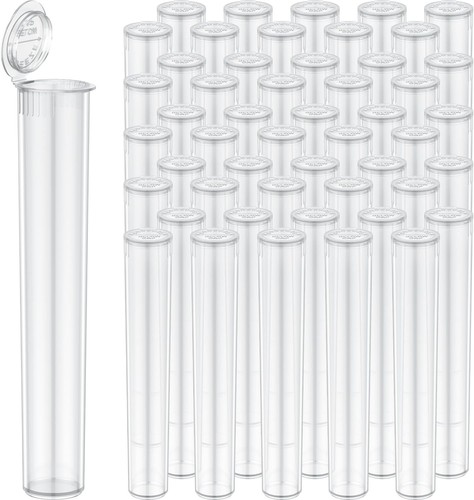 116mm Tubes Clear King-Size Plastic L 4.75 * Dia 0.75 inch, translucent ...