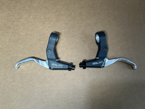 Shimano Deore XT V-Brake Levers Linear Pull 22.2mm Hybrid/Mountain Bike ...