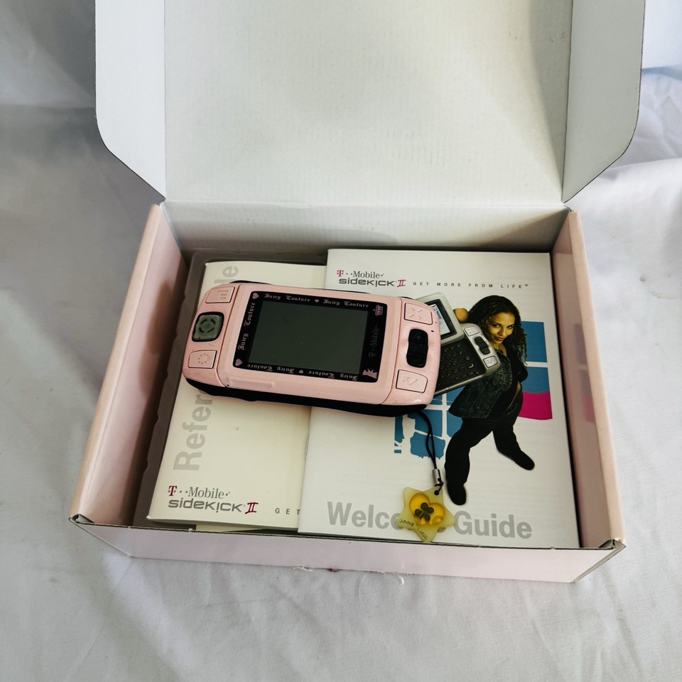 Juicy Couture T-mobile Sidekick 2 Y2K 2005 With Original Box!! Doesn’t ...