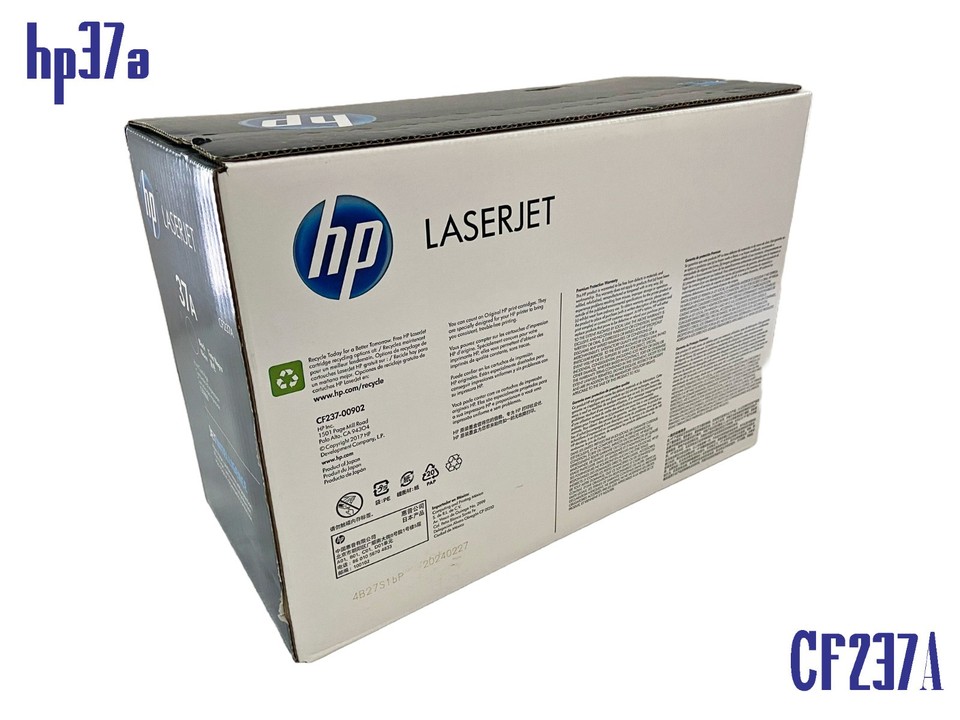 HP CF237A 37A LaserJet Toner Cartridge - Black [New / Sealed ...