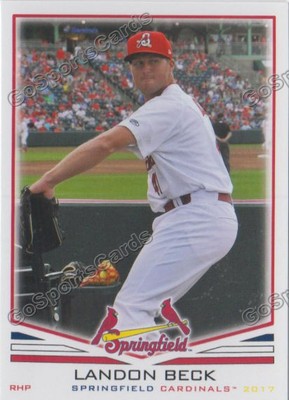 2017 Springfield Cardinals Landon Beck RC Rookie St Louis | eBay