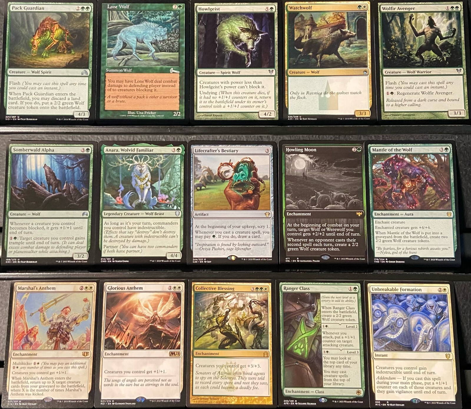 ***Custom Commander Deck*** Tolsimir, Friend to Wolves - Wolf Tribal ...