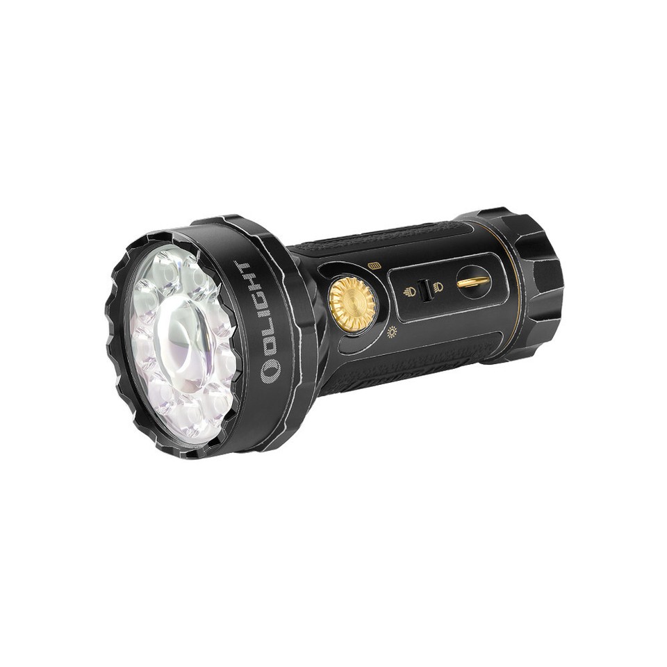Olight Marauder Mini Kit Black Stonewash Rechargeable Flashlight w/Case ...