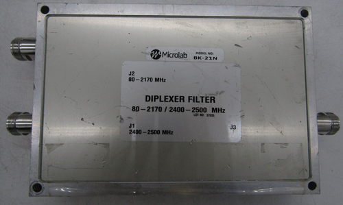 Microlab Diplexer Filter 80-2170/2400-2500 / BK-21N | eBay