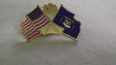 AFA Dual Flags Lapel Hat Pin | eBay