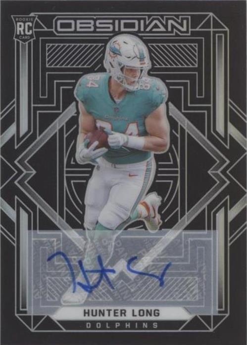 2021 Panini Obsidian - Rookies Hunter Long #159 Autographs /199 (AU, RC ...