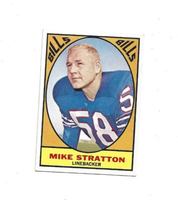 1967 Topps #29 Mike Stratton, Bills NM | eBay