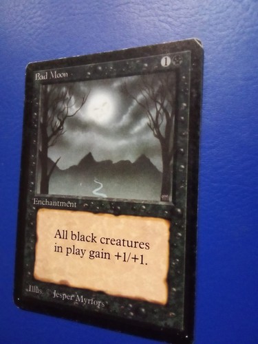Bad Moon BETA MTG Ex | eBay