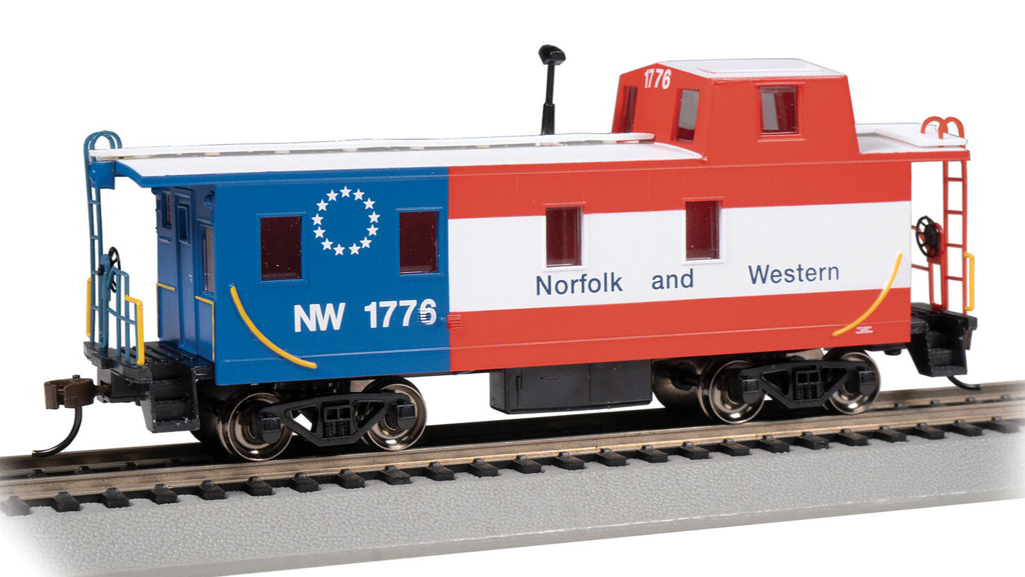 BACHMANN HO Scale 14006 Streamlined Caboose w/ Offset Cupola - NW #1776 ...