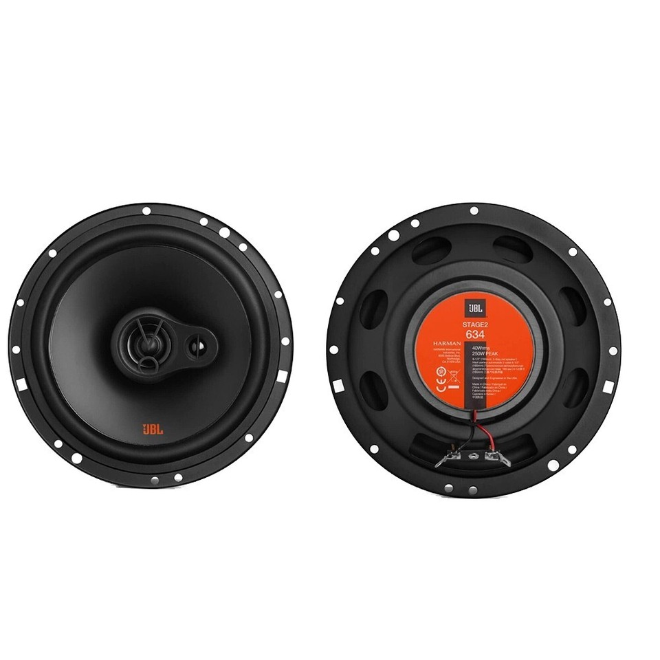 JBL Front Door & Rear Deck Car Speaker Replacement for 1998-2007 Honda ...