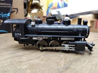 Vtg HO Gauge Rivarossi #574 Steam Locomotive Running Light Train Made ...
