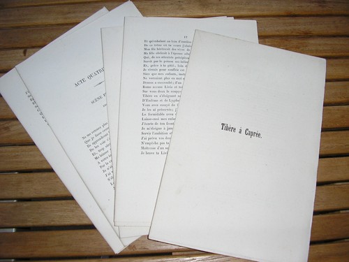 Bernard Campan: Tiberius To Caprée Tragedy IN 5 Acts And IN to The 1847 ...