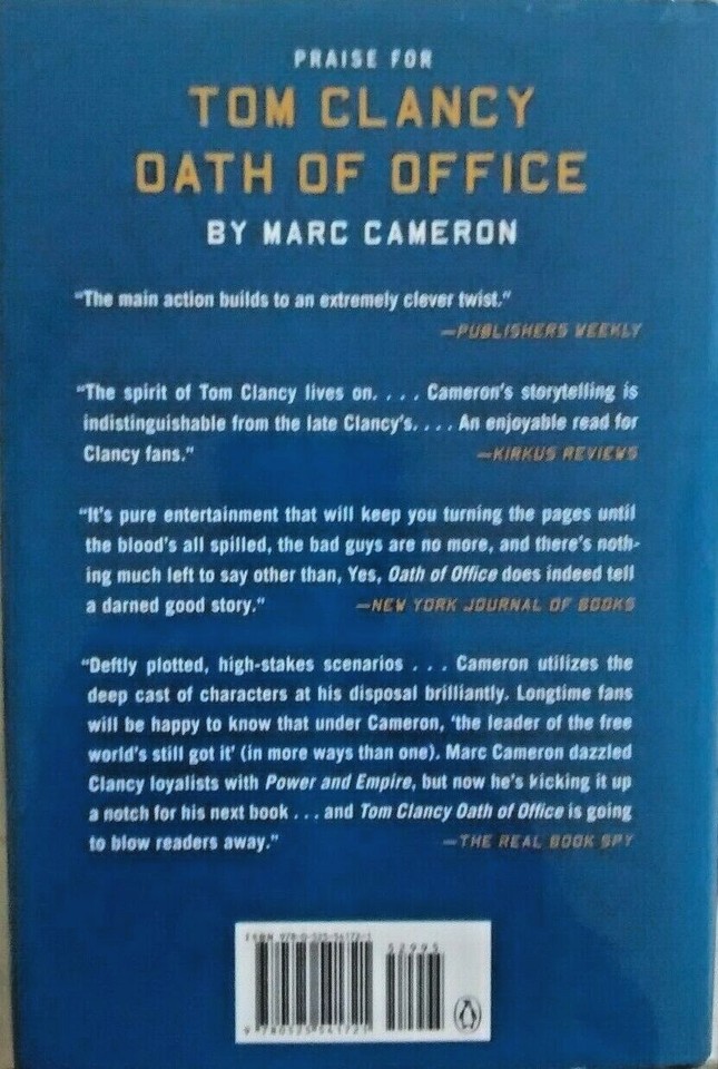 CODE OF HONOR (A JACK RYAN NOVEL) Tom Clancy By Marc Cameron | eBay