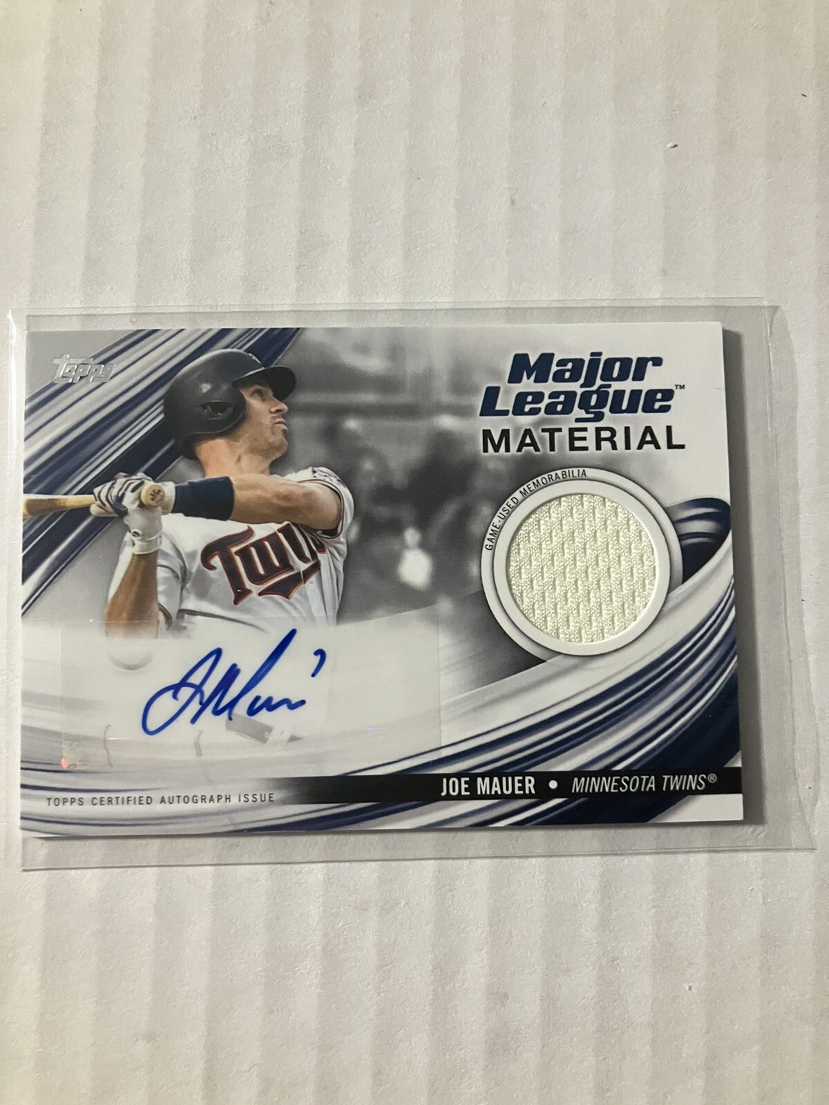 2023 Topps Major League Material Joe Mauer Auto /50 Twins HOF SSP | eBay