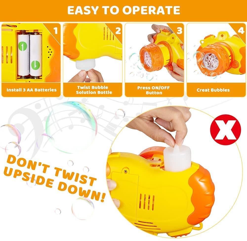 Bubble Maker Machine & Bubble solution Fun Summer Garden Beach Outdoor ...