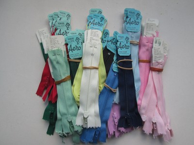Aero 10cm Nylon zips. | eBay