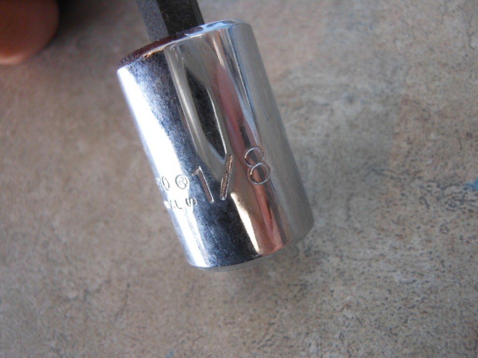 Proto Hex Socket Allen Set 3/8" Dr SAE Metric 7 pc 1/8-5/16" 6-8mm NEW ...