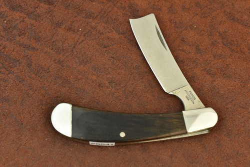 VINTAGE PARKER MADE IN USA SMOOTH WOOD LIL RAZOR TRAPPER KNIFE NICE ...