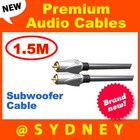 NEW High Quality ISIX Pro HQ 1.5m Subwoofer Cable RCA IQC1821 | eBay ...