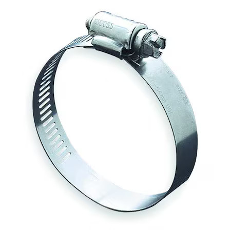 Hose Clamp, 1 To 2 In, Sae 24, Ss, Pk10, Clamp Type: Marine Grade ...