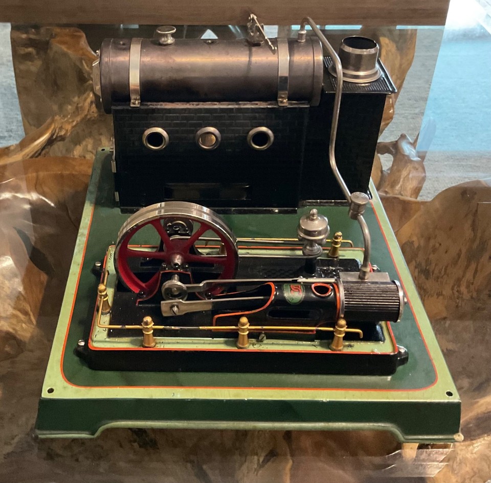 Very Rare Vintage Doll & Cie Steam Engine Plant With Original Burner | eBay