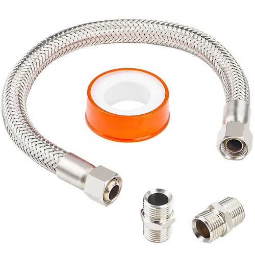 Compressor Jumper Hose 1/2" x 20"Length with 1/2” NPT Rotate Male ...