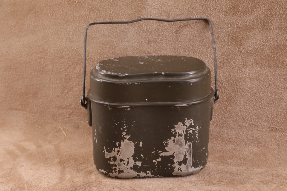 WWII German Wermacht M31 Mess Kit Kochgeschirr Modell 1931 Steel Handle ...