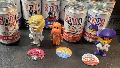 Lot of 24 Funko Soda “ CHASE “ Vinyl Figures No Dups/Complete + 6 ...