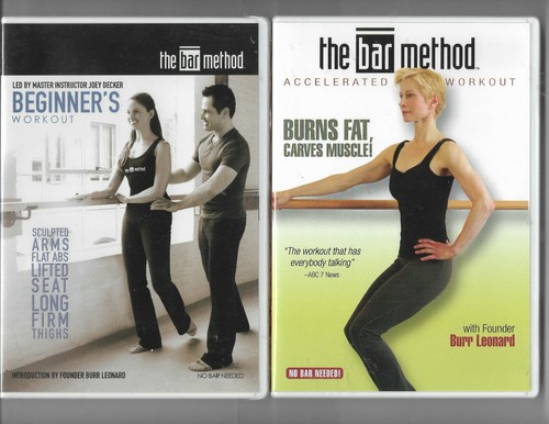 The Bar Method Workout DVD Set Fat Burn arms legs abs butt *Buy 2 get 1 ...