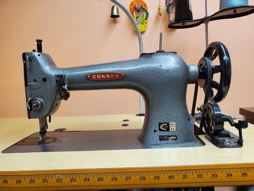 Consew Model 28 Sewing Machine and Table | eBay
