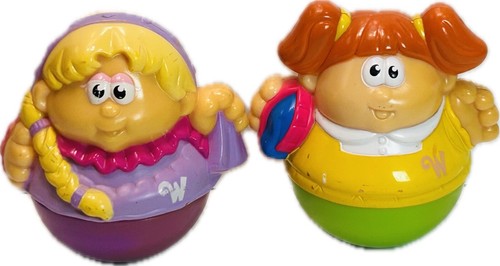 PLAYSKOOL Weebles Weeble Wobble Figures Lot Of 2 Princess Rapunzel Girl ...