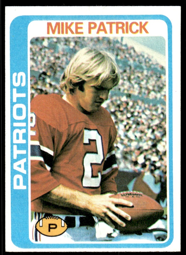 1978 TOPPS MIKE PATRICK NEW ENGLAND PATRIOTS #56 | eBay