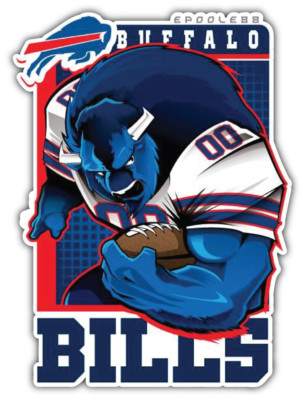 Buffalo Bills NFL Car Bumper Sticker Decal- 3'' or 5'' | eBay