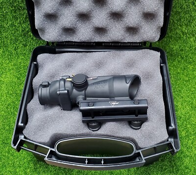 Trijicon ACOG 4x32 Dual Ill Scope w/Mount, Red Horseshoe Reticle TA31H ...