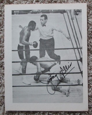 VINTAGE JIMMY ELLIS AUTOGRAPH SIGNED BOXING PHOTO BOXING GREAT VERY ...