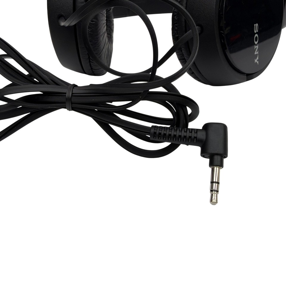 Sony ZX Series Wired On-Ear Headphones Black 3.5mm Tested Working | eBay