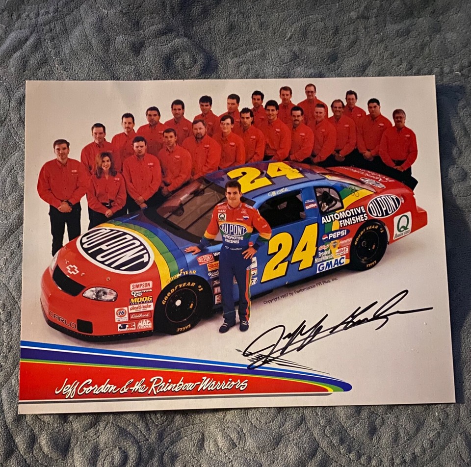 NASCAR Autographed Driver Stat Cards FULL SET incl. Earnhardt and Petty ...