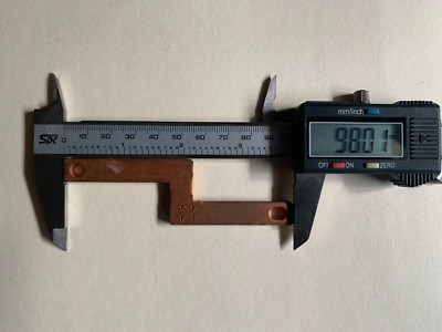 Solid Copper Bus Bar 3.9mm Thick x 10.5mm Wide x 98mm Long Solar ...