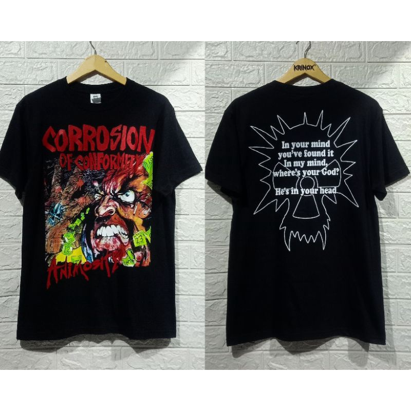 Corrosion Of Conformity Band Animosity Black T Shirt Full Size S-5XL | eBay