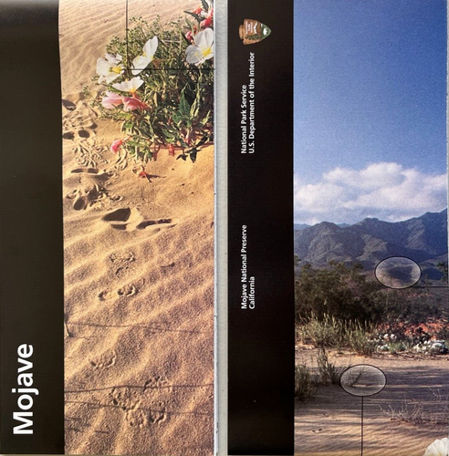 New MOJAVE PRESERVE - California NATIONAL PARK SERVICE UNIGRID BROCHURE ...