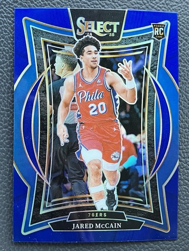 Jared McCain Rookie Card Blue Prizm Concourse Level 2024-25 Panini ...