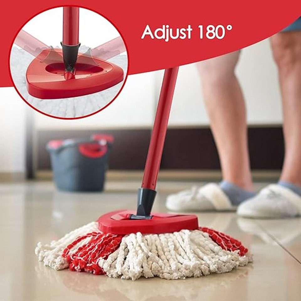 Replacement Microfiber Mop Head Easy Clean Wring Refill For O-Cedar ...