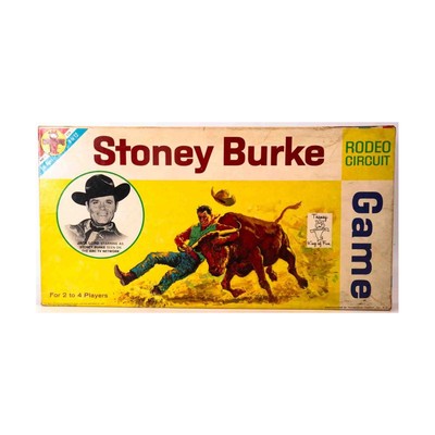 Boardgame Stoney Burke Rodeo Circuit Game Box Fair/VG | eBay