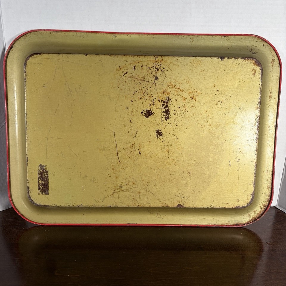 Vtg 1950’s Ohio Art Cowboy Tin Litho Child Tray Roy Rogers-Era Western ...