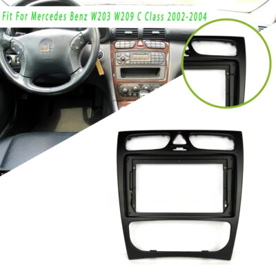 2002-2004 Mercedes Benz C Class W203 W209 Fascia Stereo Bezel Panel ...