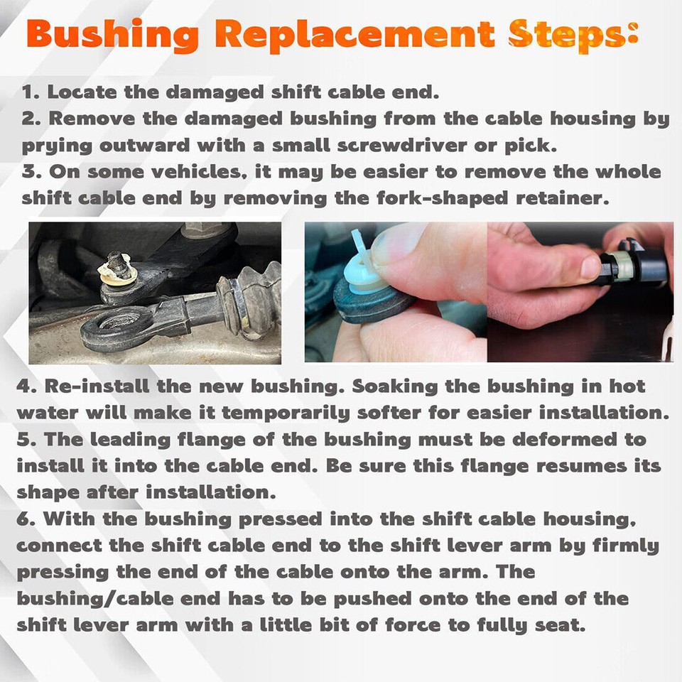 14104 Dorman Kit Shift Cable Bushing for Chevy Suburban Ram Truck ...