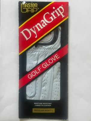 Master Grip - Dyna Grip Golf Glove- Ecru Cabretta Leather Mens Regular ...